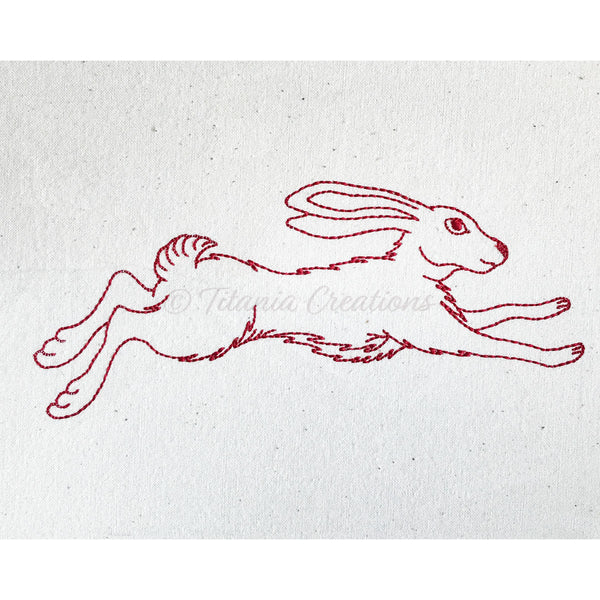 Leaping Hare 4x4 5x7 6x10 - Titania Creations