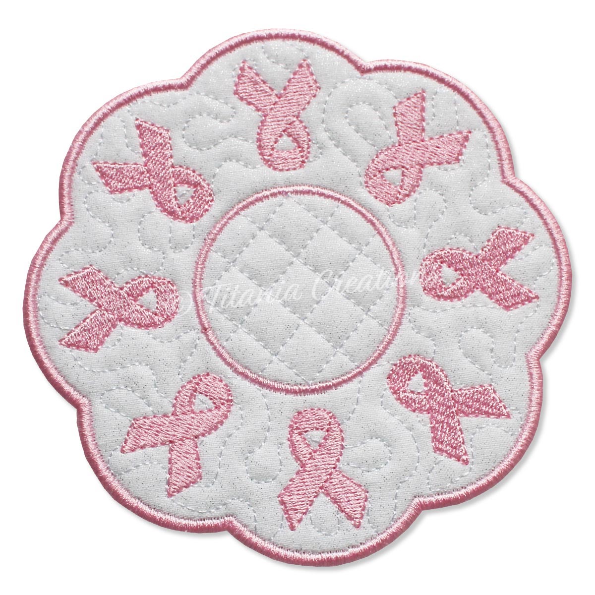 ITH Awareness Ribbon Candle Mat 5x5 6x6 7x7 8x8 - Titania Creations