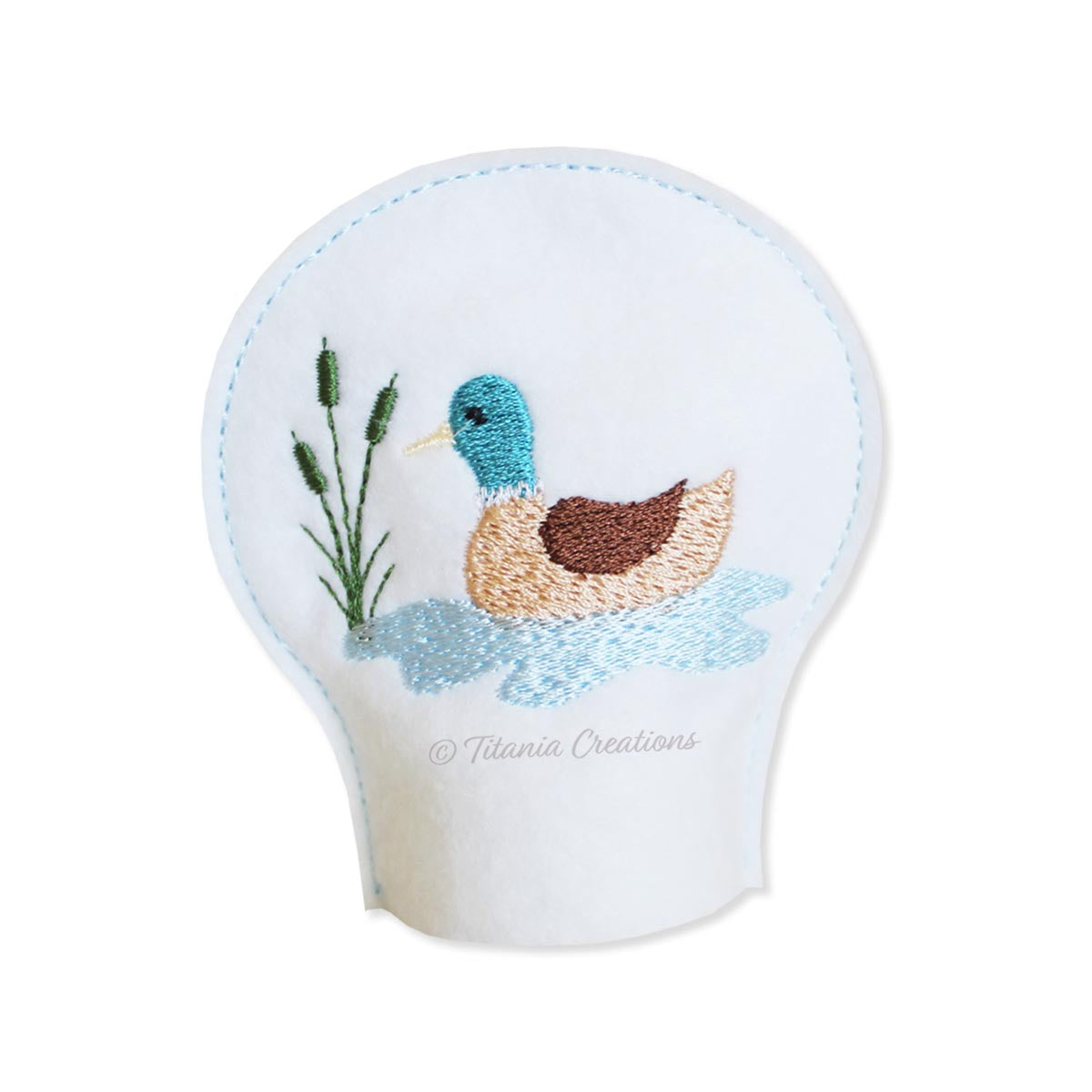 ITH Duck Tea Light Cover 4x4 - Titania Creations