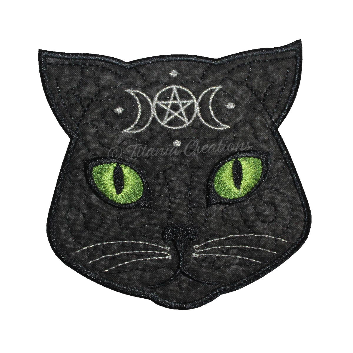 ITH Triple Goddess Cat 4x4 5x5 6x6 7x7 8x8 9x9 - Titania Creations