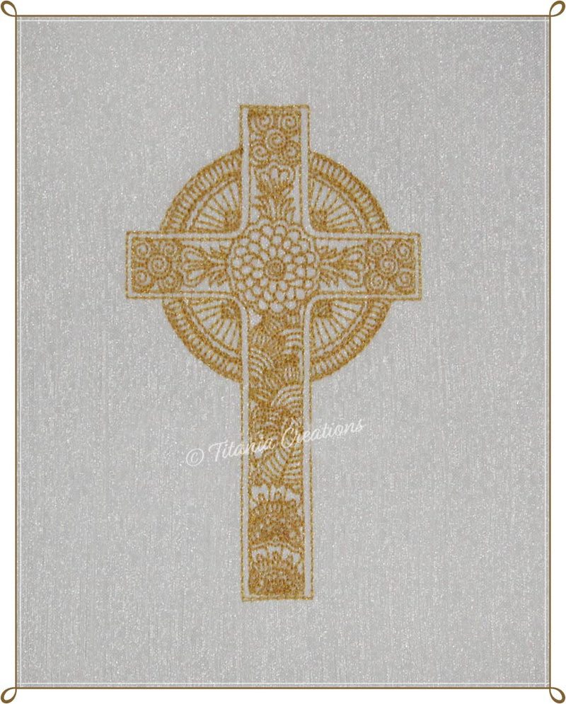 Mandala Cross 4x4 5x7 - Titania Creations