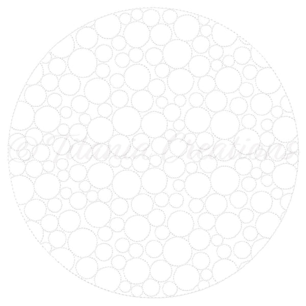 Bubble Round Quilt Blocks 5 Sizes Included - Titania Creations