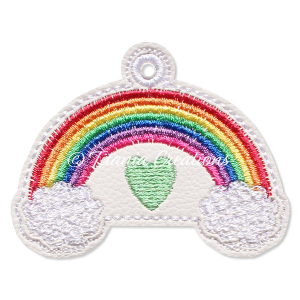 ITH Rainbow Bag Tag 4x4 - Titania Creations