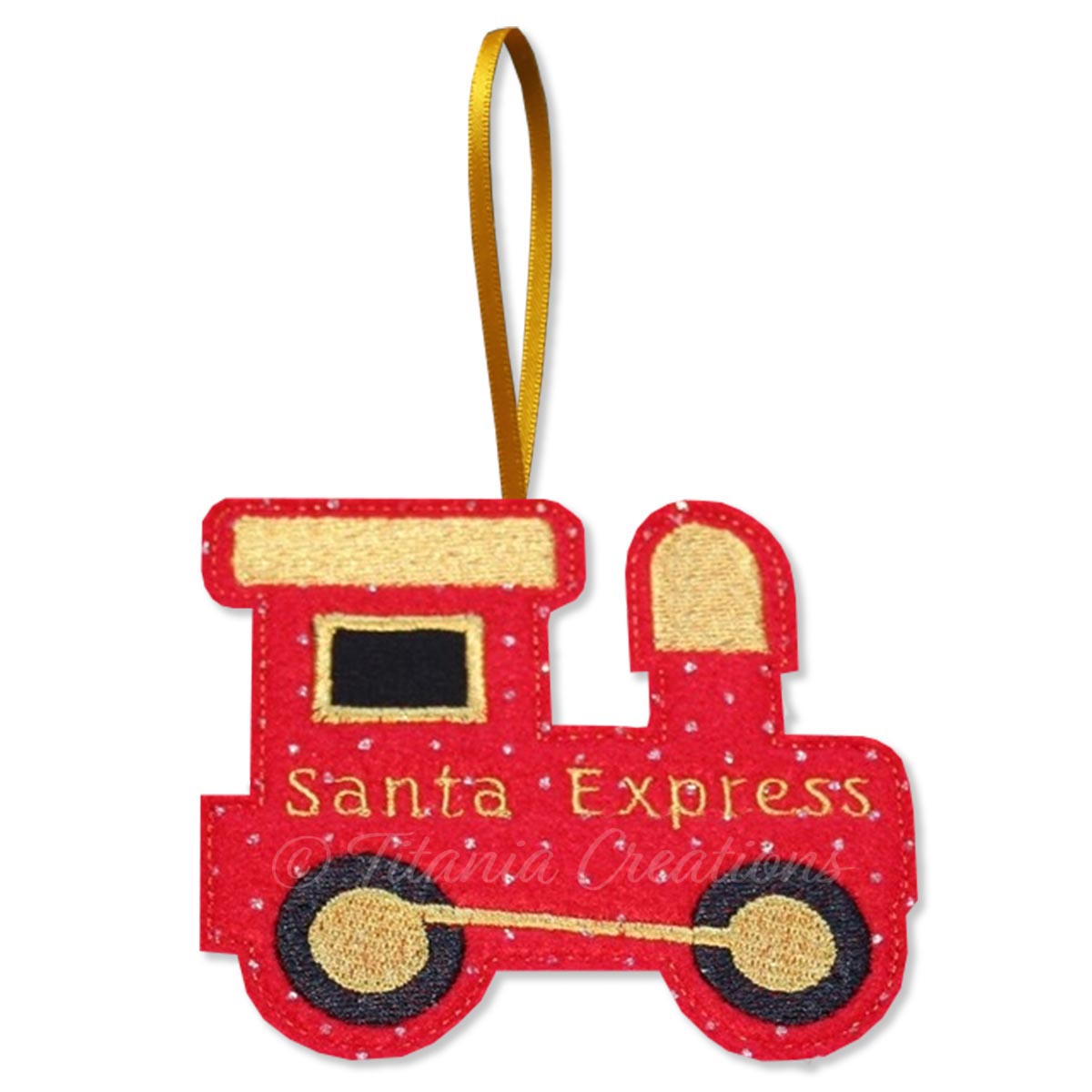ITH Santa Express Train 4x4 - Titania Creations