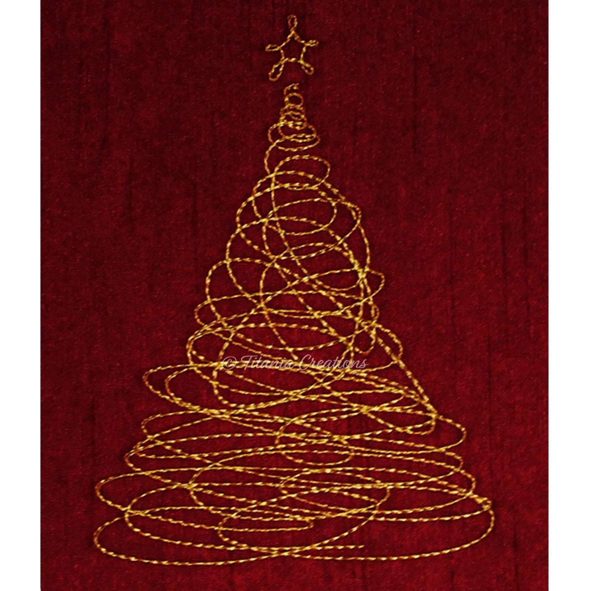 Scribble Tree 4x4 5x7 - Titania Creations